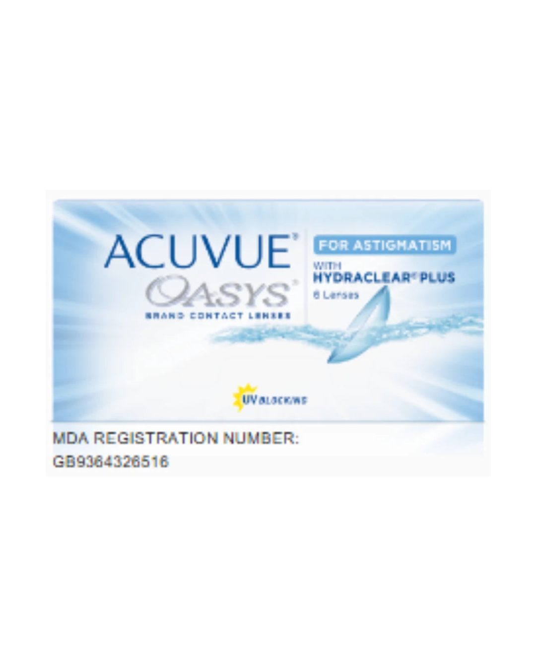 ACUVUE OASYS BI-WEEKLY ASTIGMATISM 6P – Milano Eyes Fashion